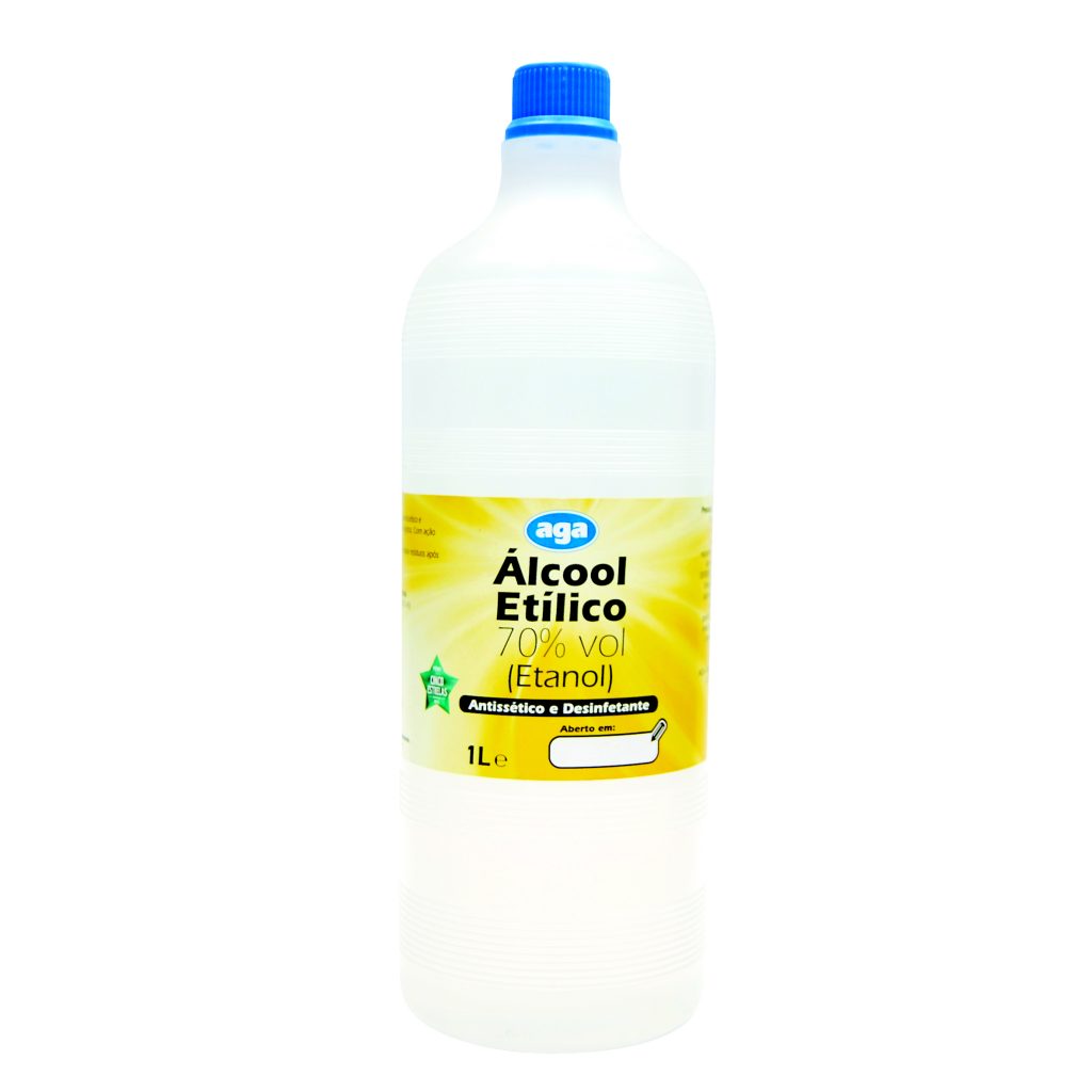 Álcool Etílico 70% (Etanol) 1L
